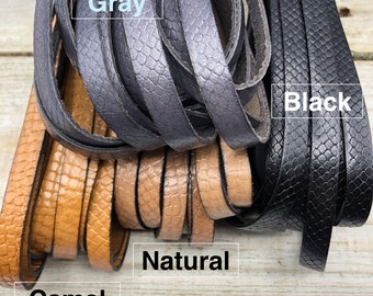 10mm Flat Leather - Etsy