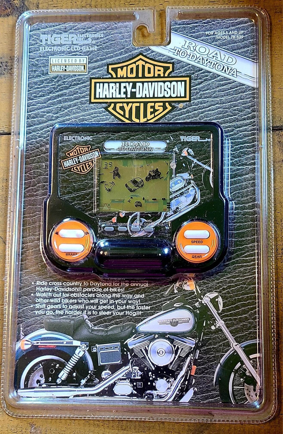 Vintage Tiger Harley-davidson Game Road to Daytona Sealed in Package - Etsy