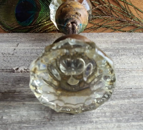 Antique Glass 0r Crystal Door Knob - Etsy