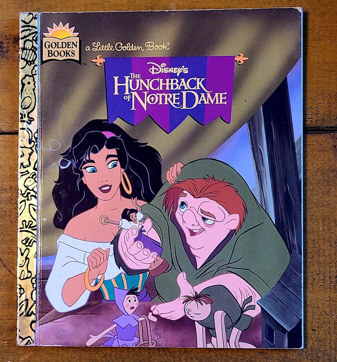 Vintage Disney's the Hunchback of Notre Dame Little Golden Book - Etsy
