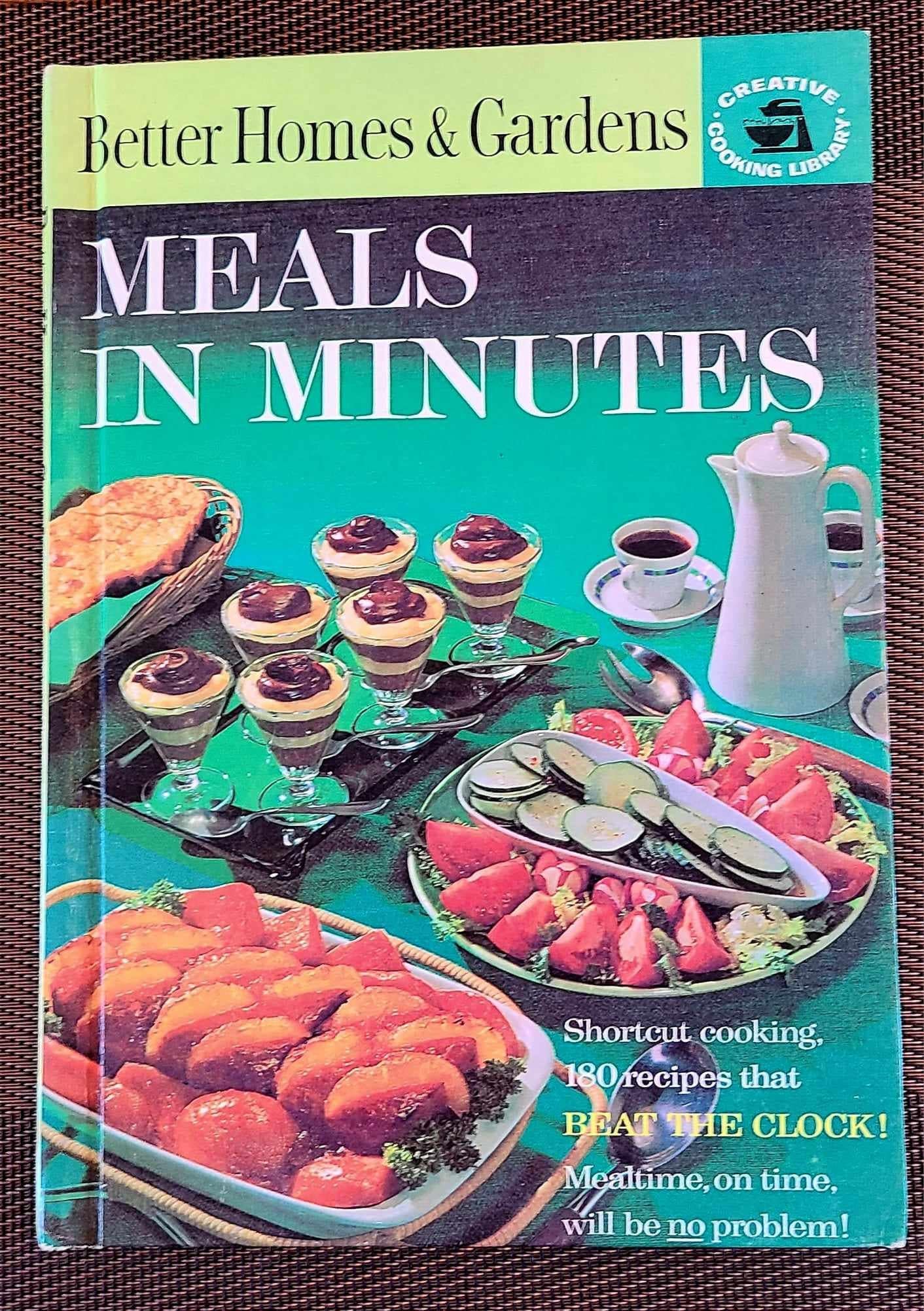 Vintage Recipe Better Homes and Gardens Meals in Minutes Cookbook ...
