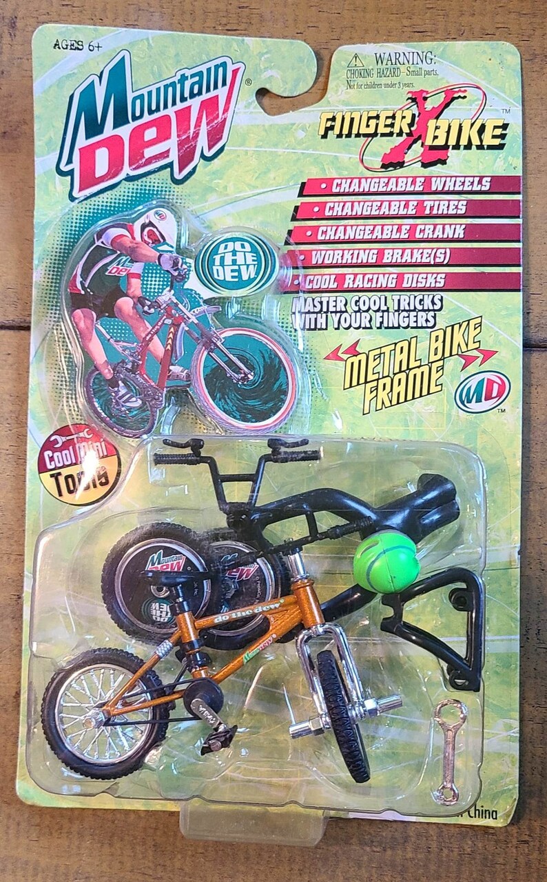 Vintage Mountain Dew Finger Bike in Package NIB - Etsy