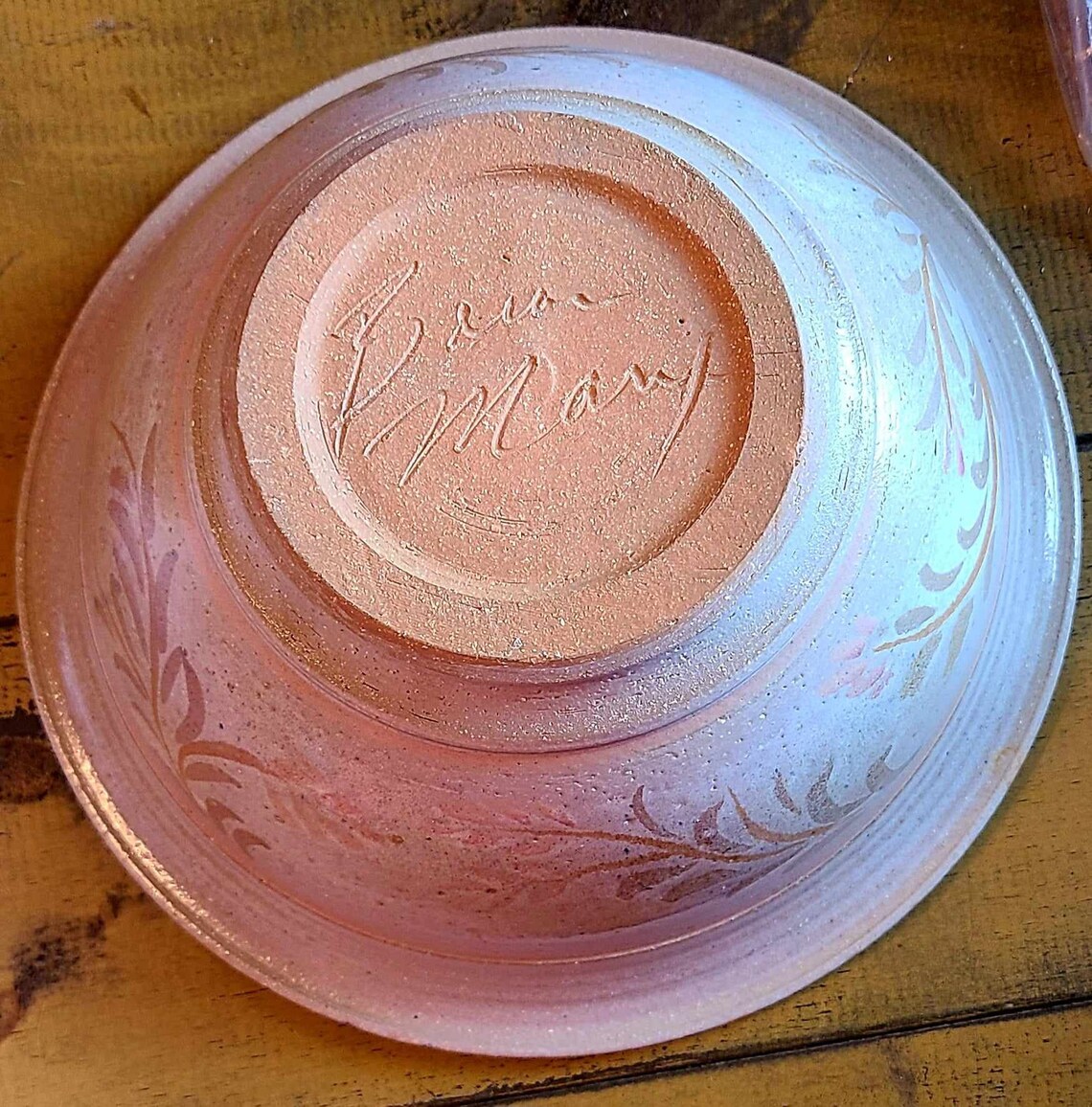 Vintage Pottery Bowl Signed by Artist Brian Marx - Etsy