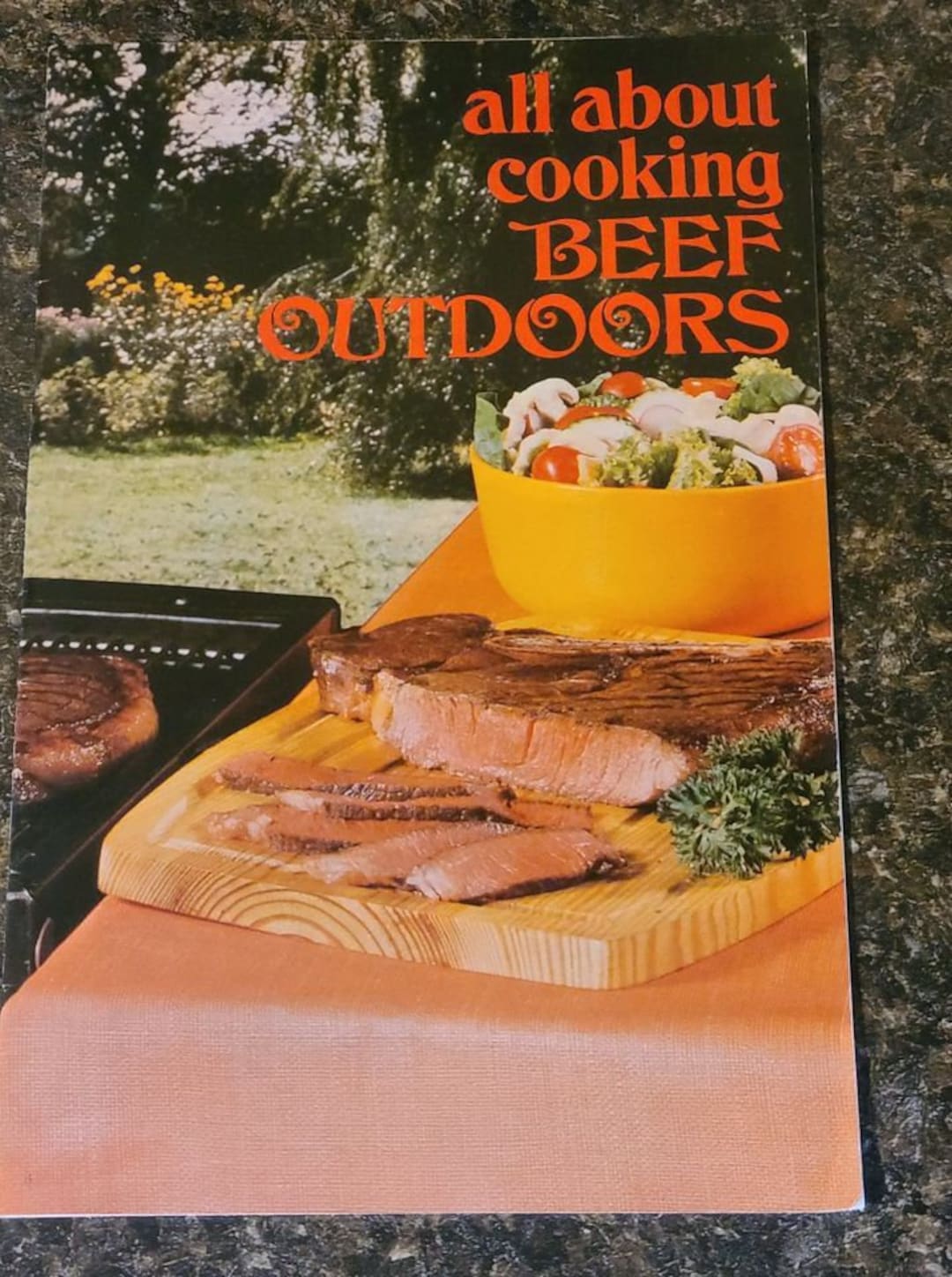 All About Cooking Beef Outdoors 1980 Recipe Book - VINTAGE - Beef ...