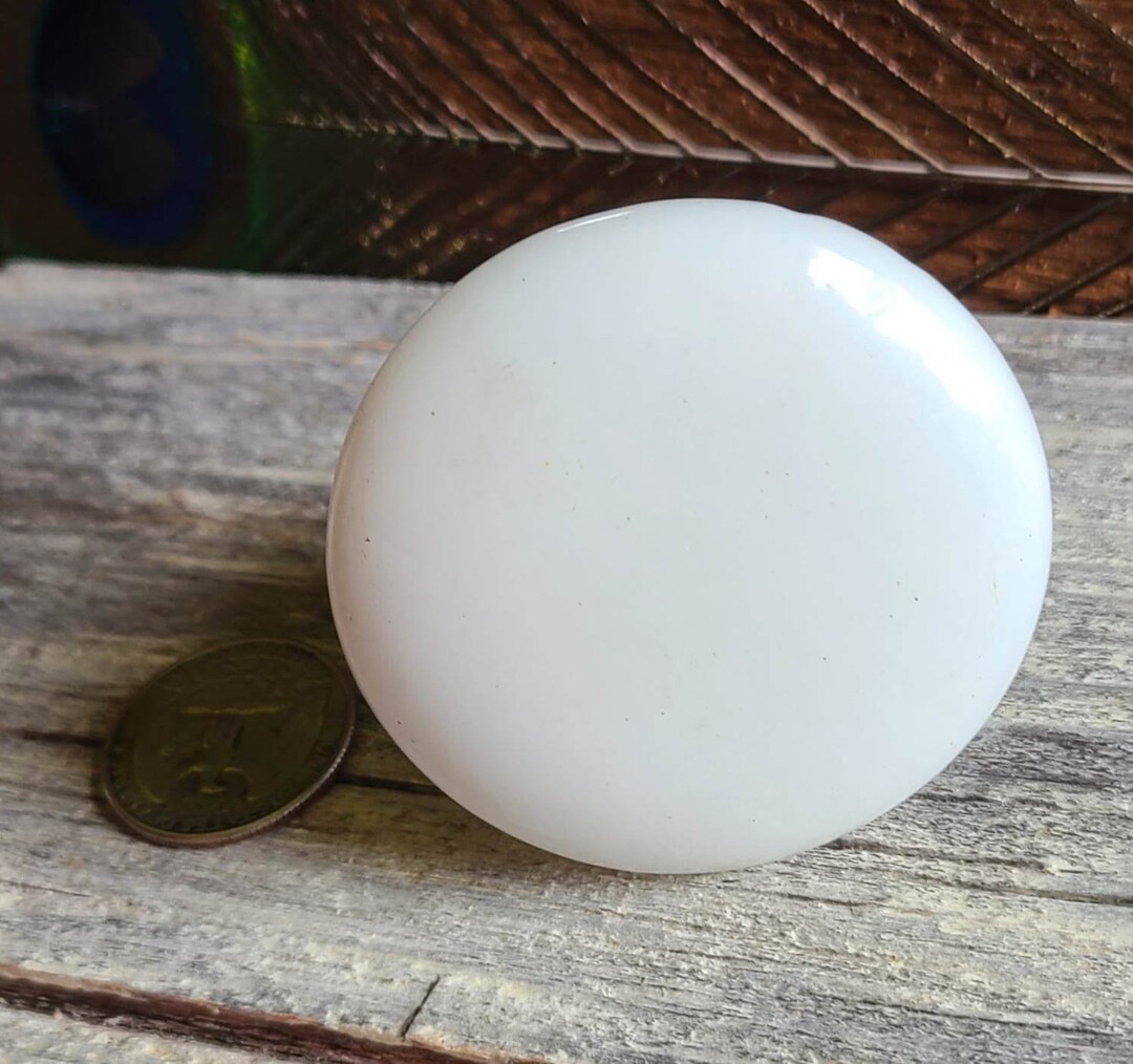 Vintage Antique Porcelain Knob - Big Cabinet Knob - Etsy