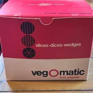 Vintage Antique Veg-o-matic Food Preparer - Popeil Brothers, Original ...