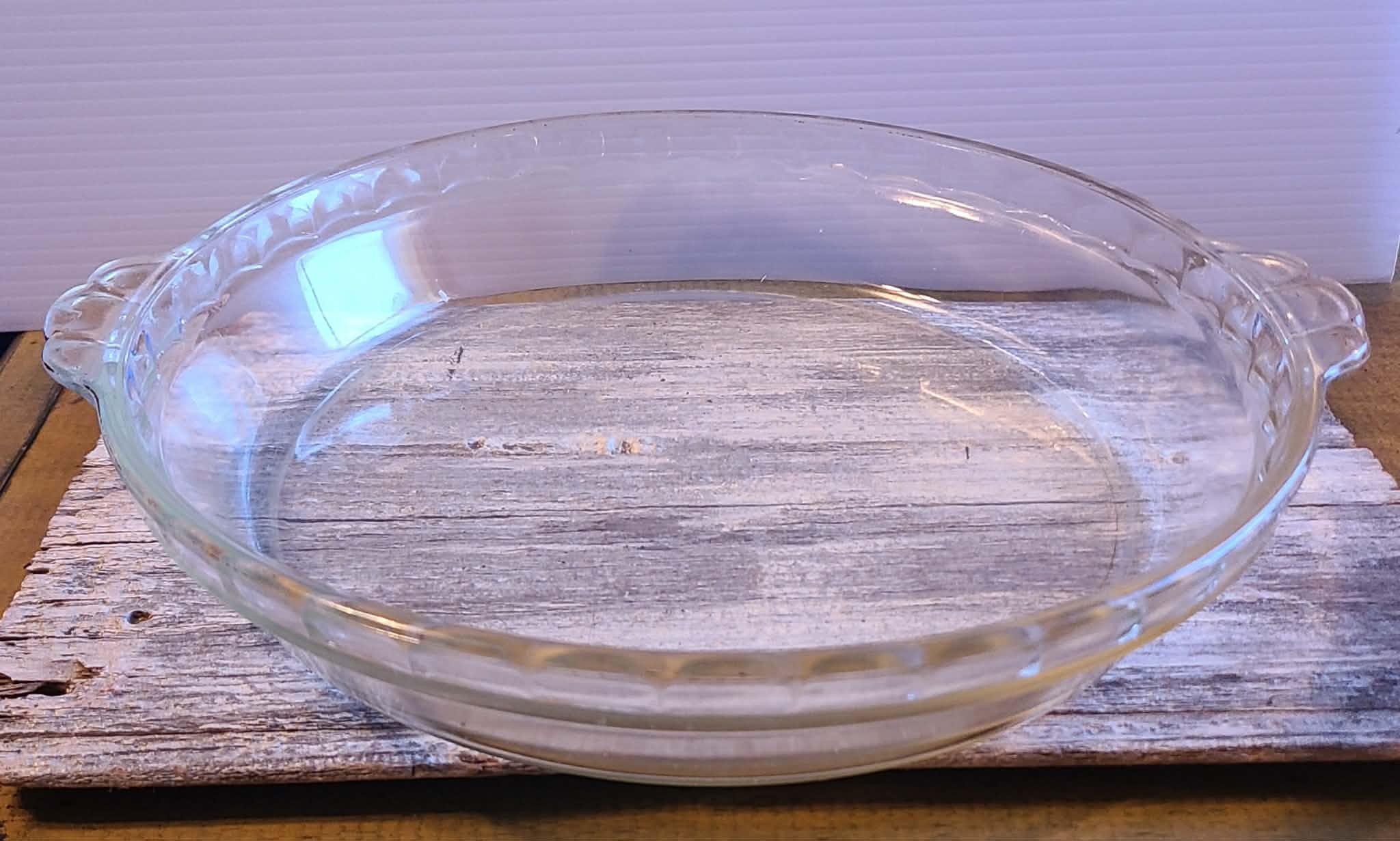 Set of 2 Vintage Antique Pyrex Scalloped Glass Pie Plates #229 - Etsy