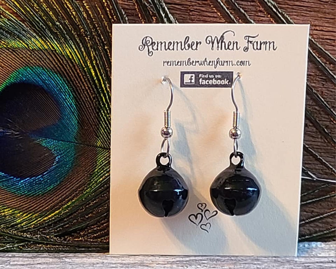 Jingle Bell Earrings Fish Hook Dangle Style - Etsy