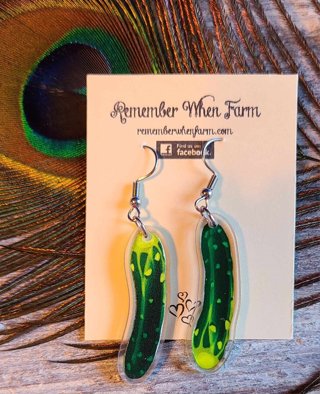 Pickle Earrings - Etsy