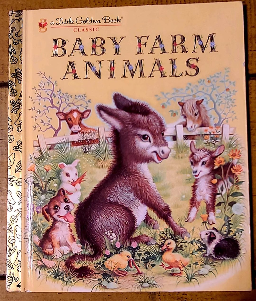 Vintage Baby Farm Animals Little Golden Book - Classic - Etsy