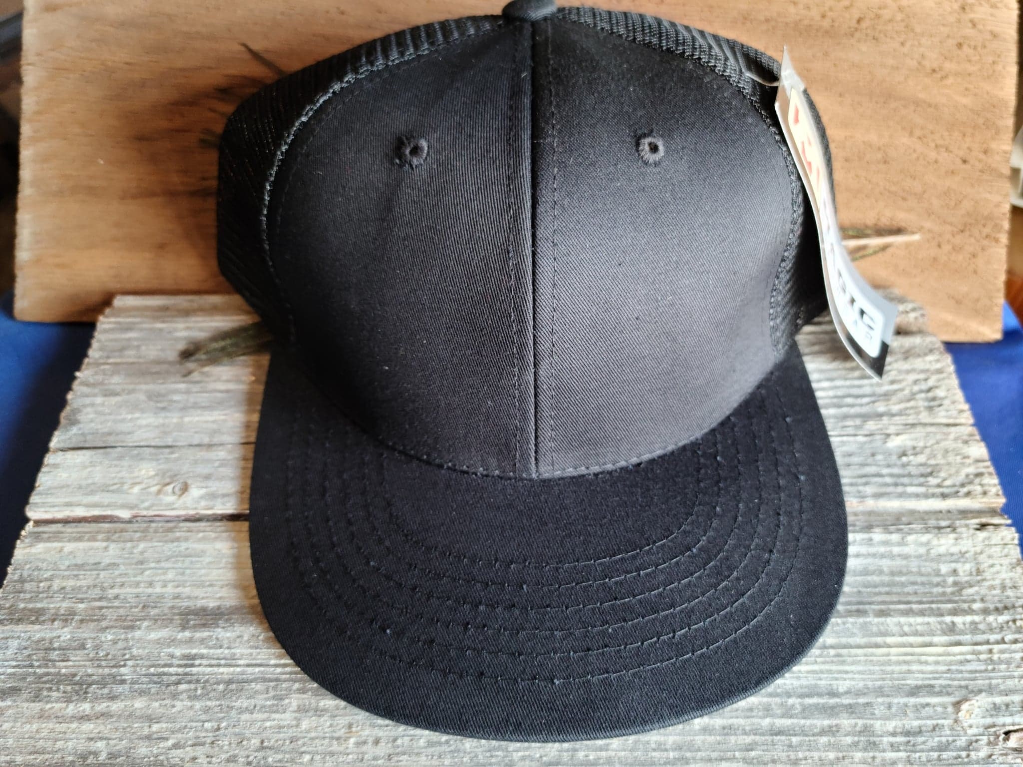 NEW Mesh Back Hat Cap BLACK Blank Magic Headwear - Etsy