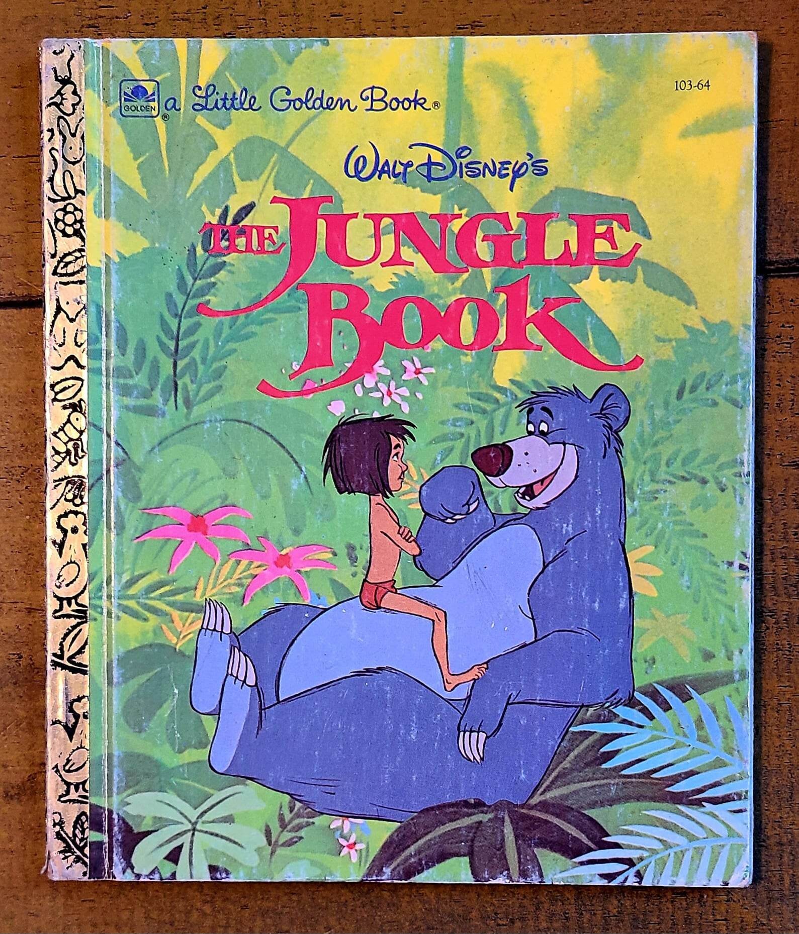 Vintage Disney's the Jungle Book Little Golden Book - Etsy