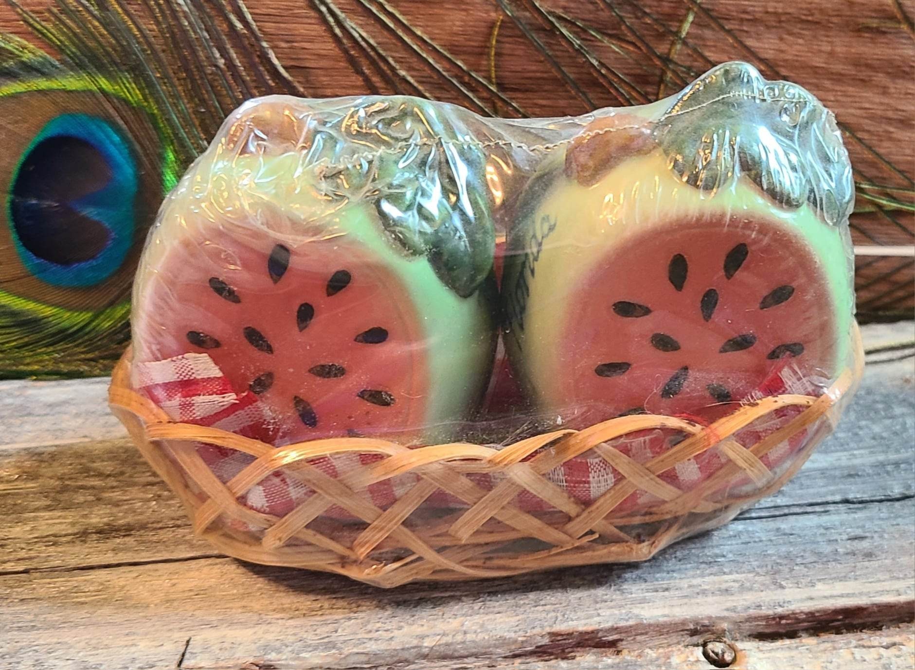 Vintage Sealed in Pack Watermelon Salt & Pepper Set in Basket - Etsy