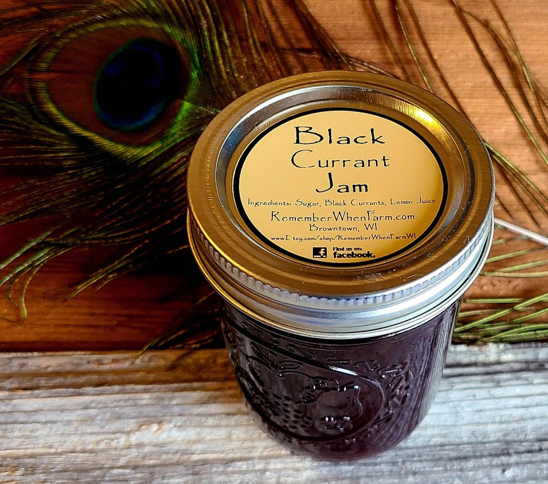 Black Currant Jam - 8oz - Etsy