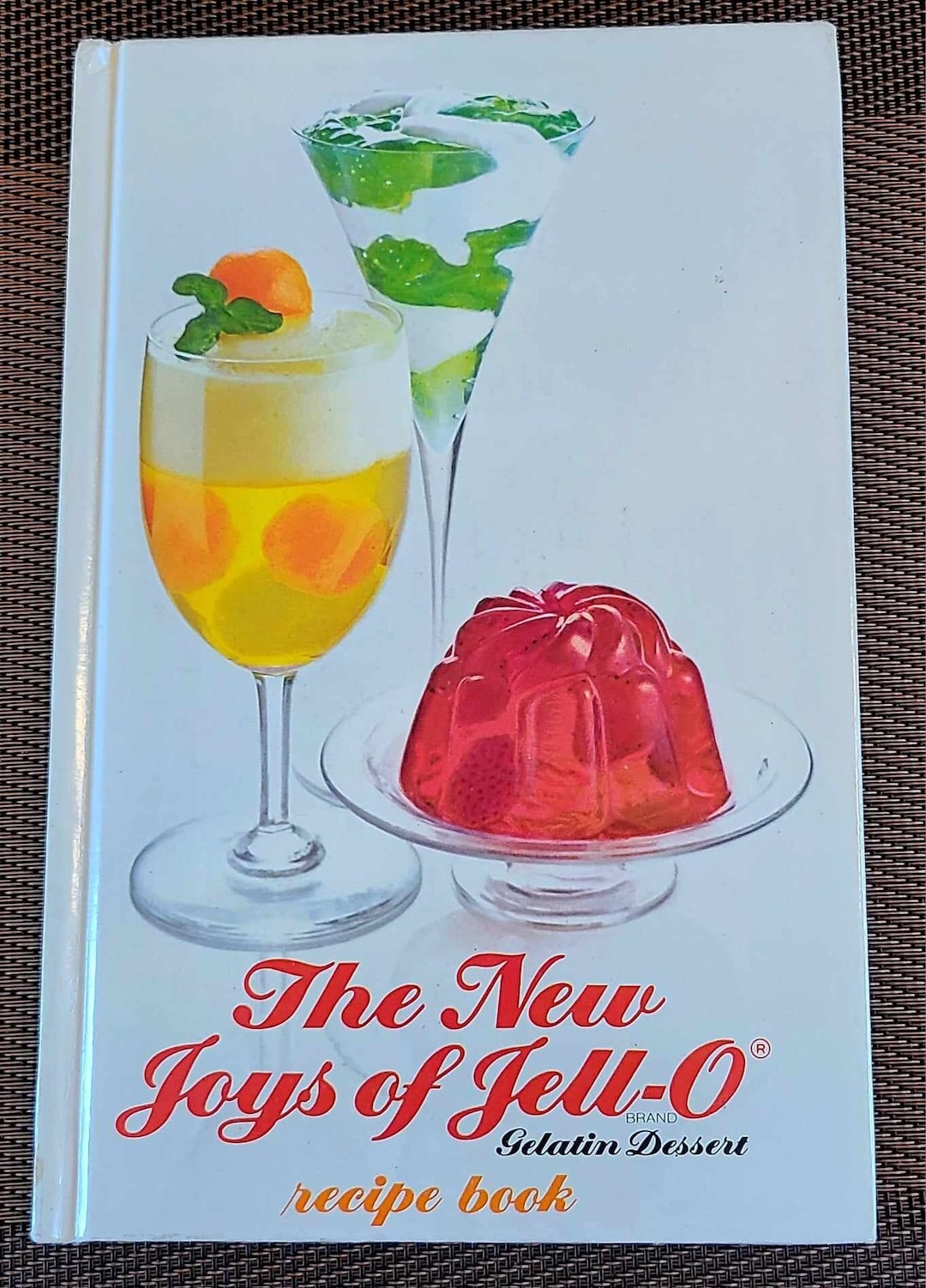 Vintage Recipe Cook Book Jell-o Joys of Jello Cookbook Hardcover 1975 ...