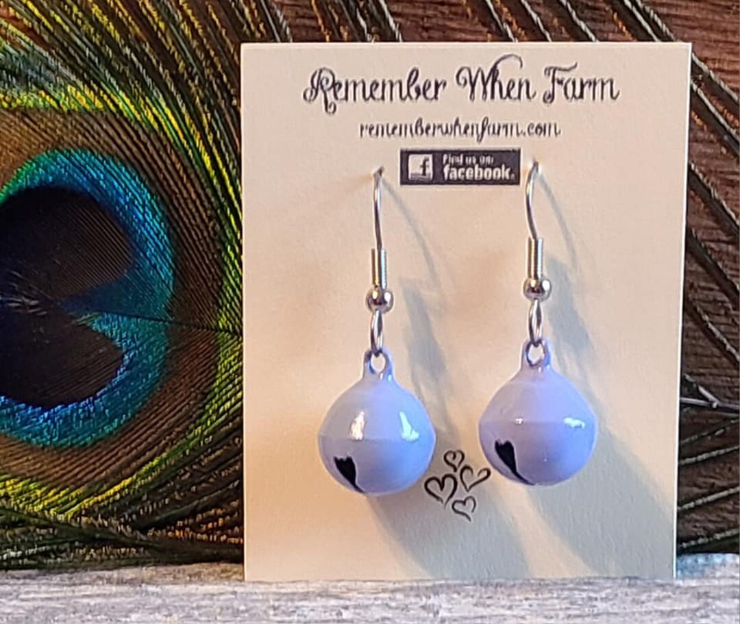 Jingle Bell Earrings Fish Hook Dangle Style - Etsy