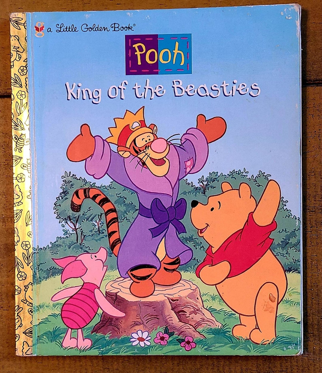 Winnie the Pooh King of the Beasties Little Golden Book - Etsy