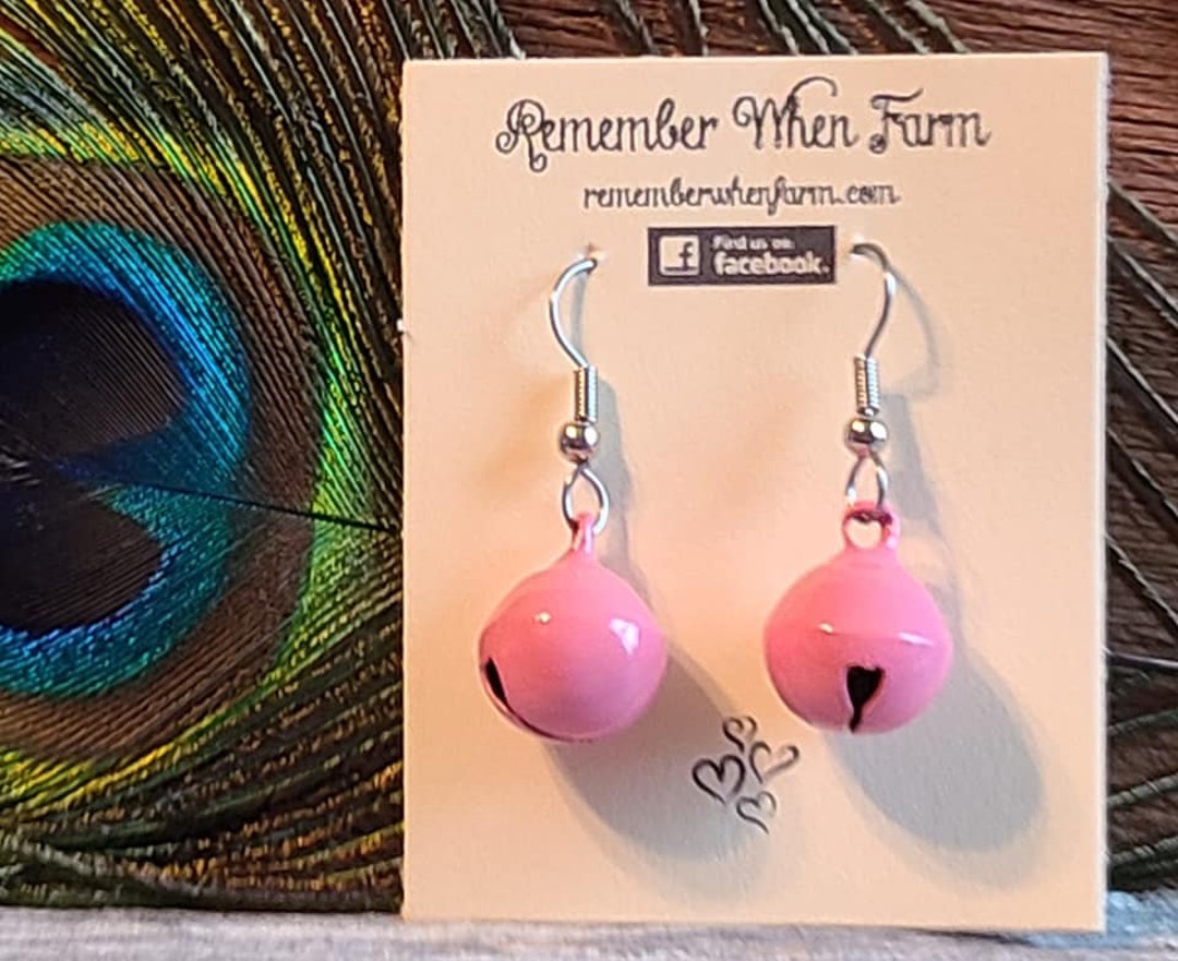 Jingle Bell Earrings Fish Hook Dangle Style - Etsy