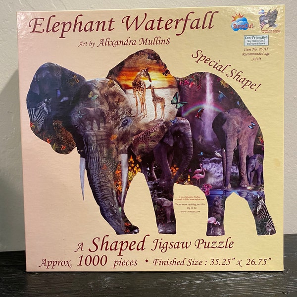 Elephant Puzzle - Etsy