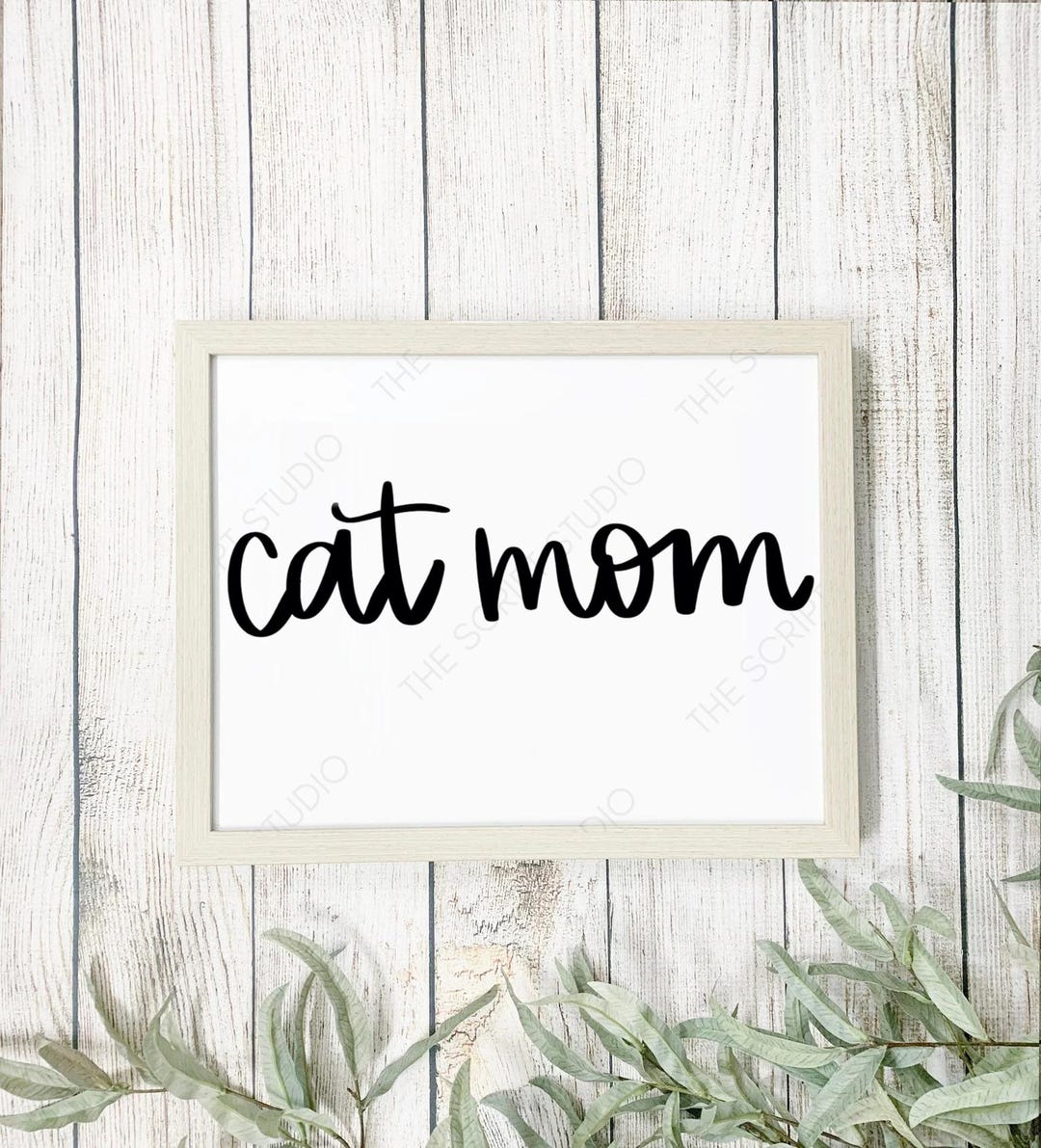 Cat Mom Printable, Cat Mom Sign, Cat Mom Print, Cat Mom Art,cat Mom ...