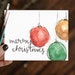 Watercolor Card Bundle: Christmas Cards, Painted Card, Handpainted Card ...