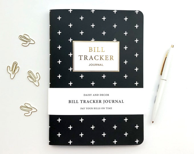 Bill Tracker Journal Personal Planner Budget Book Gift for - Etsy