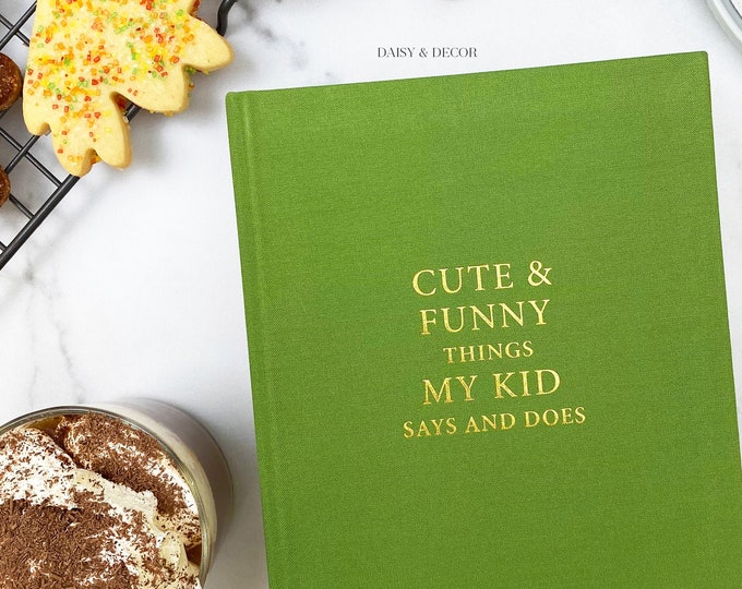 Childhood Keepsake Memory Book,baby Book Cute and Funny Things My Kid ...