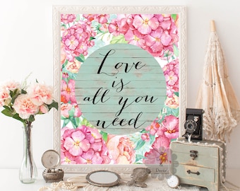 Love is all you need | Etsy