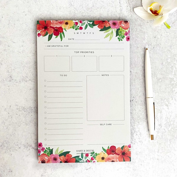 To Do List Pad - Etsy