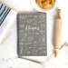 Blank Recipe Notebook Large Recipe Book Kitchen Utensils Recipe Journal ...