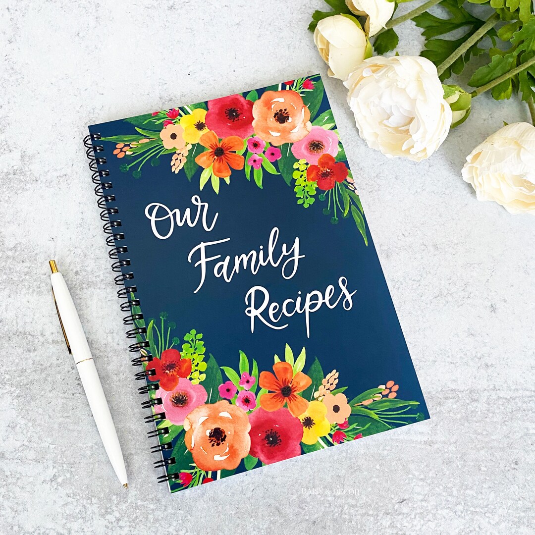 Our Family Recipes, Favorite Recipes, Cute Kitchen Recipe Journal ...