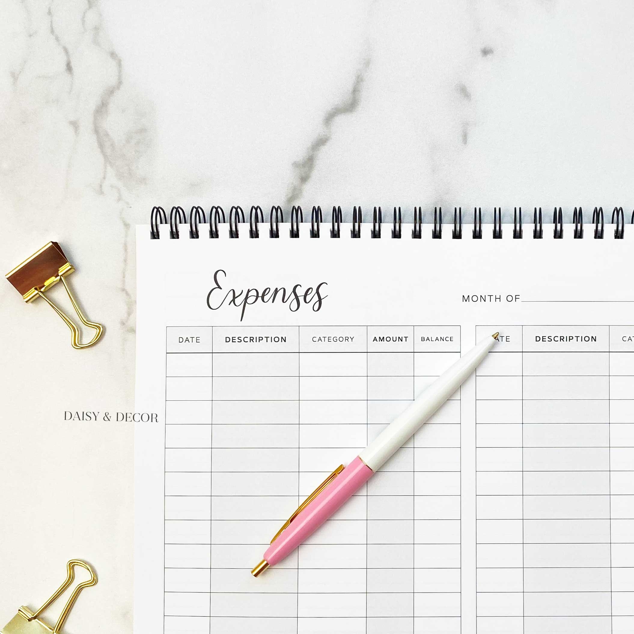 Budget Planner 12 Month Undated Planner Budget Journal - Etsy