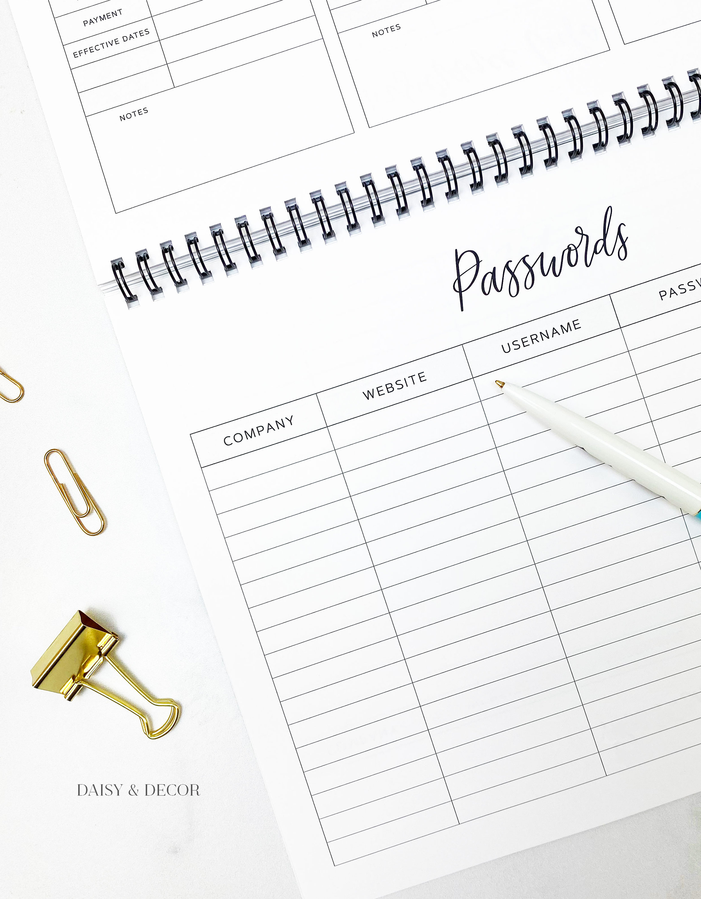 Bill Tracker Journal Pay Bills on Time Bill Tracker™ Journal - Etsy