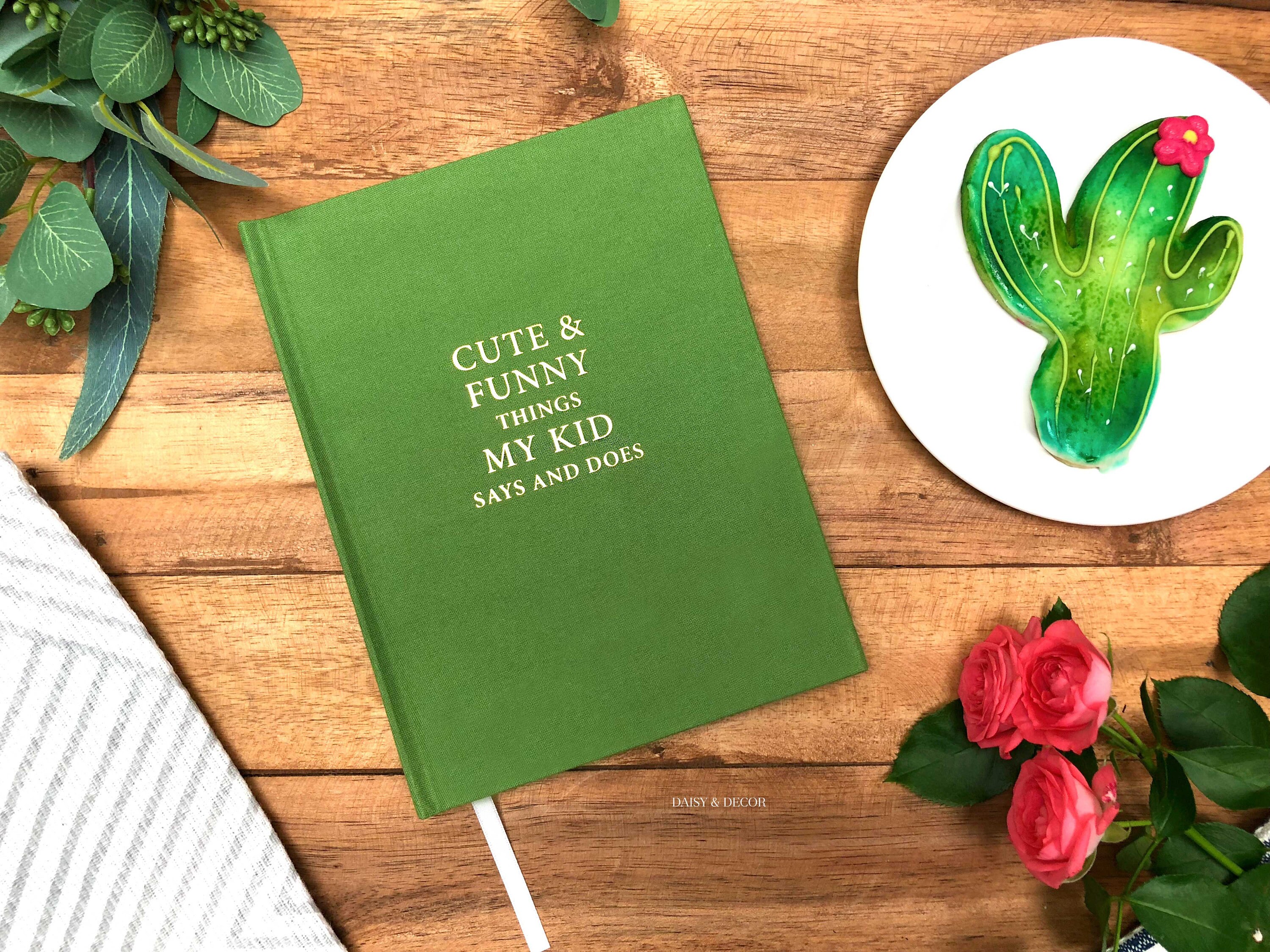 Childhood Keepsake Memory Bookbaby Book Cute and Funny Things - Etsy