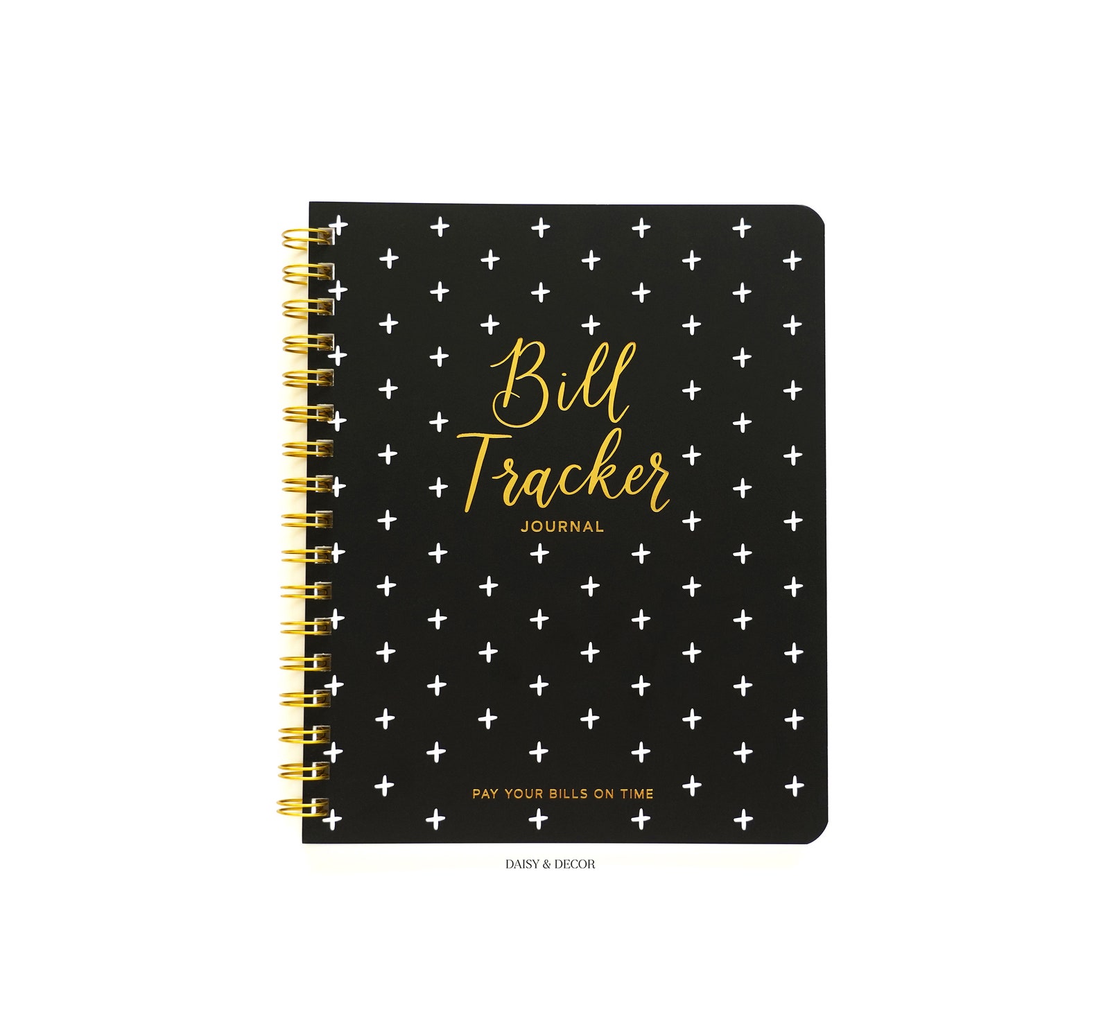 Bill Tracker Wire Journal With Tabs, Personal Planner, Budget Book ...