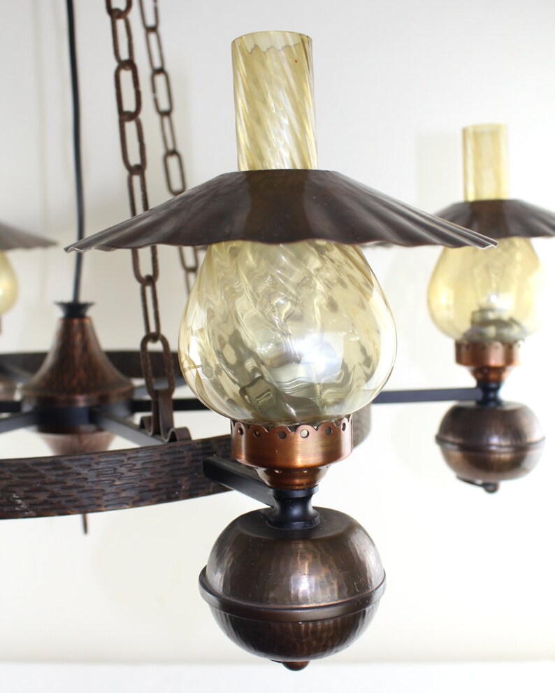 Extra Large 60s Hanging Lamp Ceiling Lamp Copper Lamps Ceiling Lamp - Etsy
