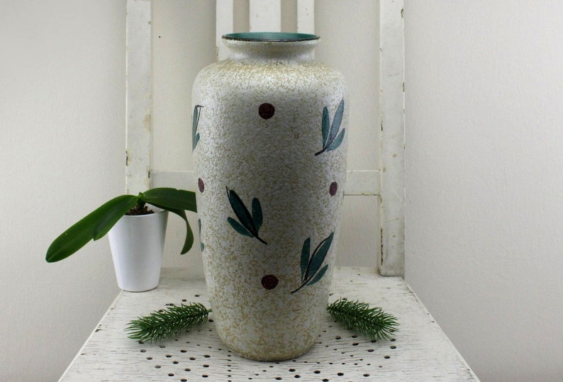 Vintage. Flower Vase Ceramic Handmade 70s Vase 1057/31 | Etsy