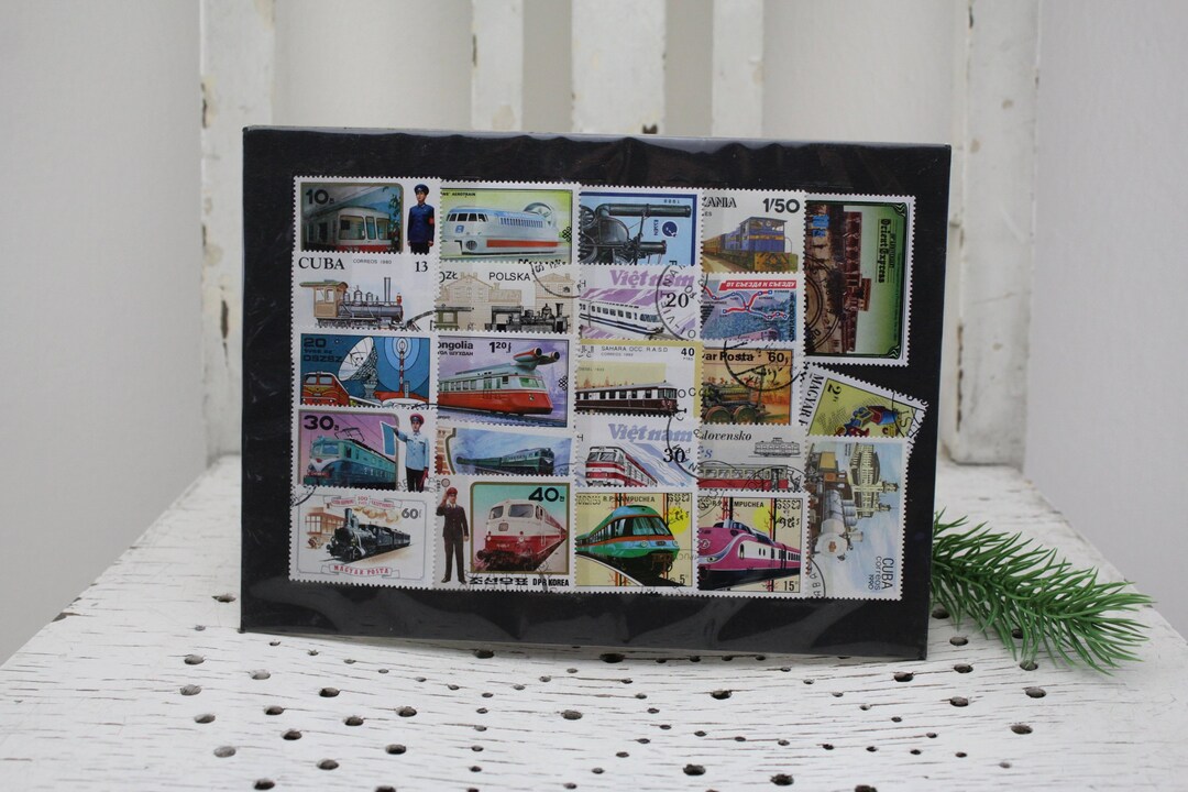 Chinese and Japanese Stamps Set 23 Pieces Gift Box International Stamps ...