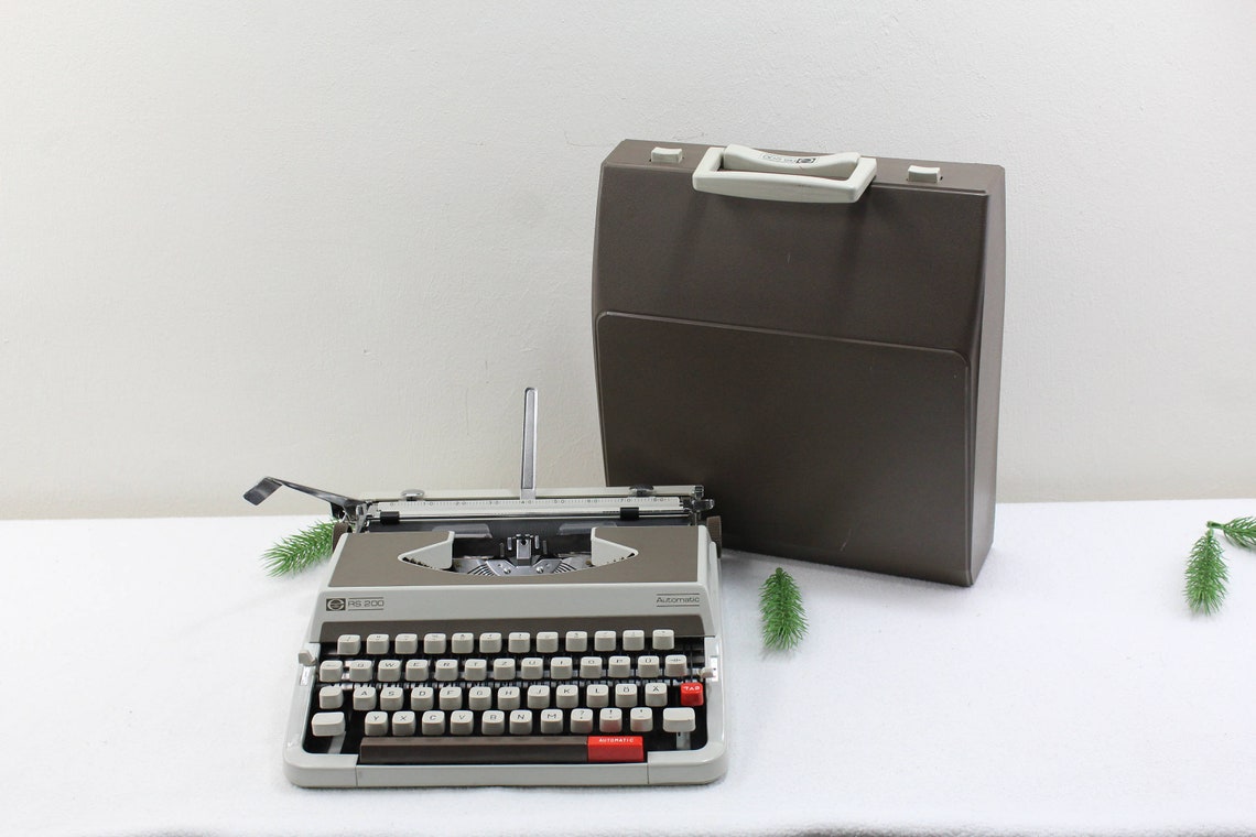 Typewriter Elite RS 200 Vintage 60s Office Mechanical Typewriter - Etsy