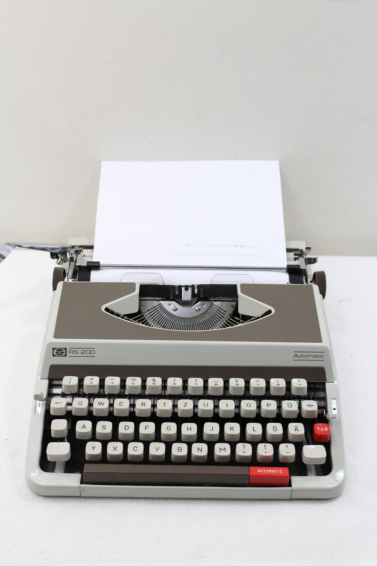 Typewriter Elite RS 200 Vintage 60s Office Mechanical Typewriter - Etsy