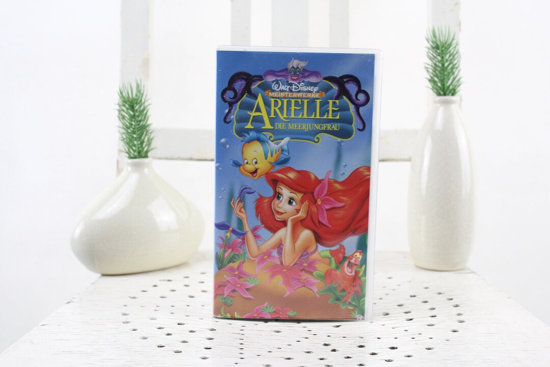 Walt Disney Ariel the Little Mermaid Video Cassette for Video Recorder ...