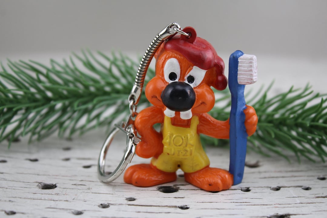 Bully Figure AOK Collectible Figures Keyring Brushing Teeth - Etsy
