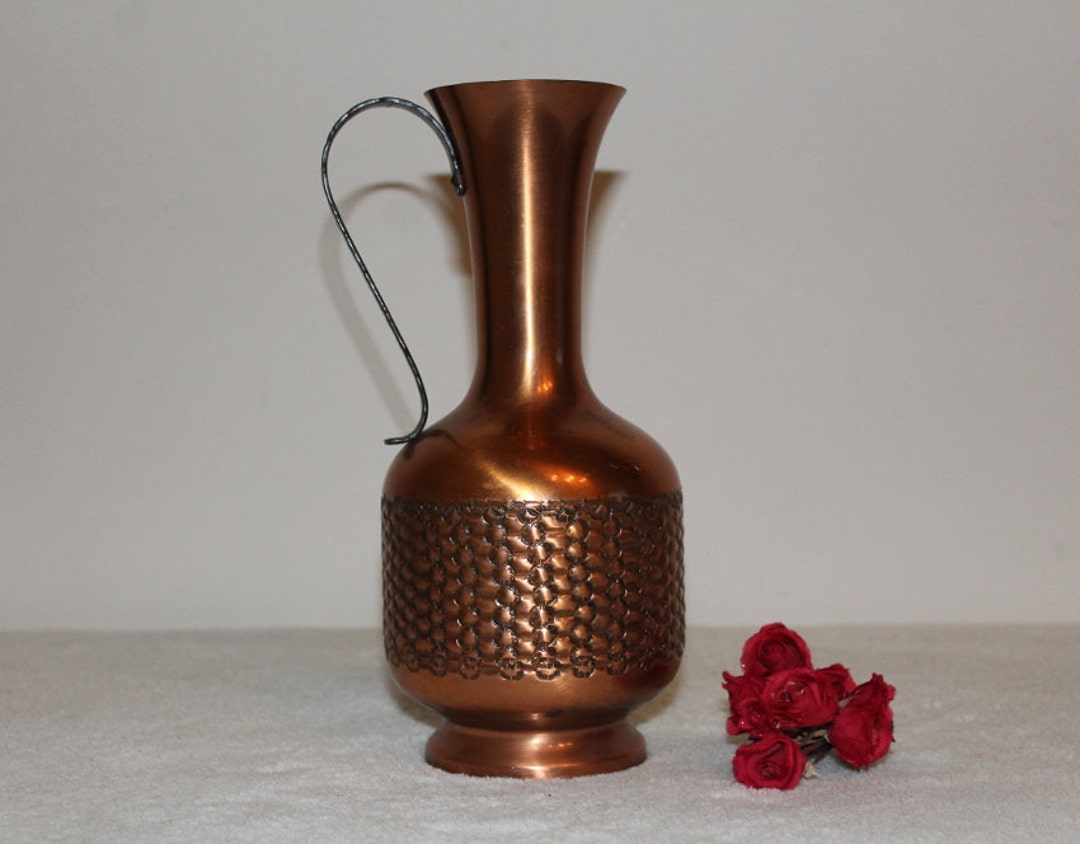 Vintage Copper Carafe or Vase From Germany Mid Century Po Art ...