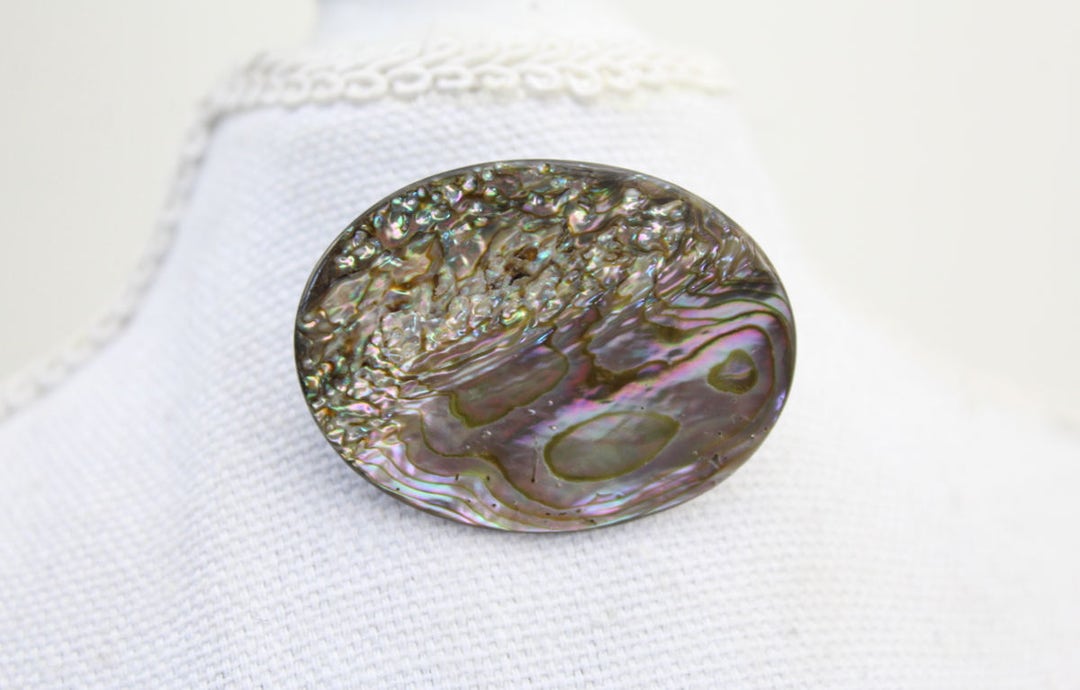 Shell Brooch Jewelry Amulet for Women High-quality 60s Jewelry ...