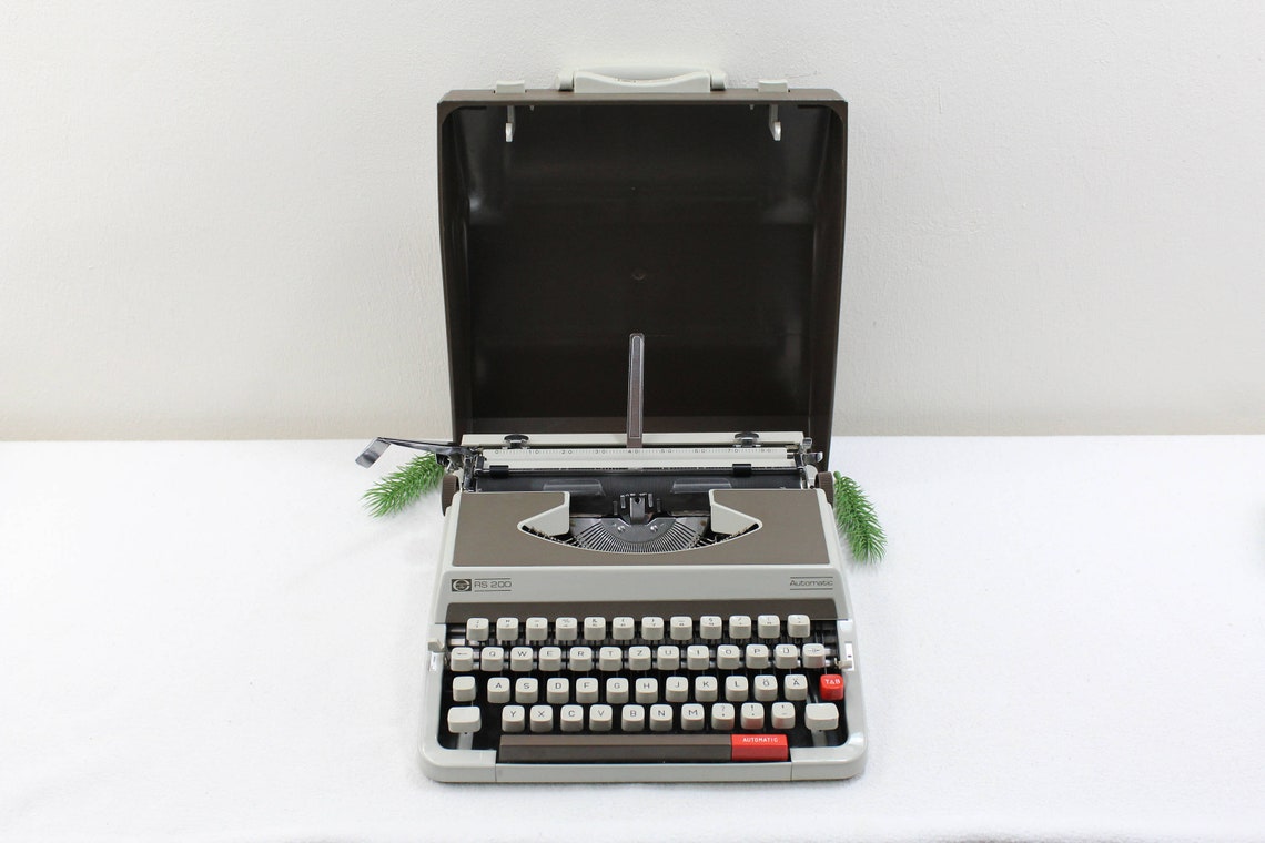 Typewriter Elite RS 200 Vintage 60s Office Mechanical Typewriter - Etsy