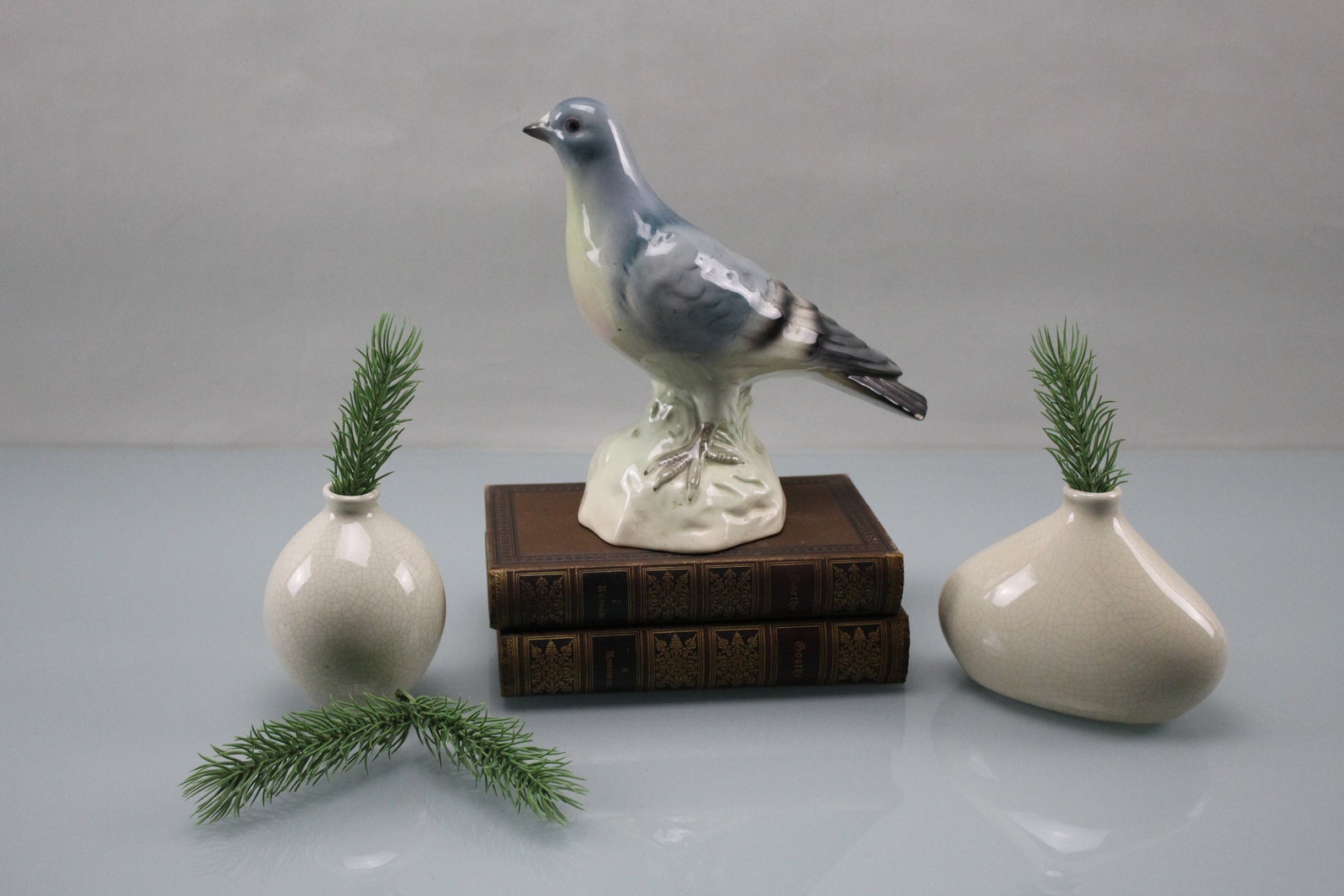 Vintage . Pigeon Carrier Pigeon Porcelain Figure Animal Bird - Etsy