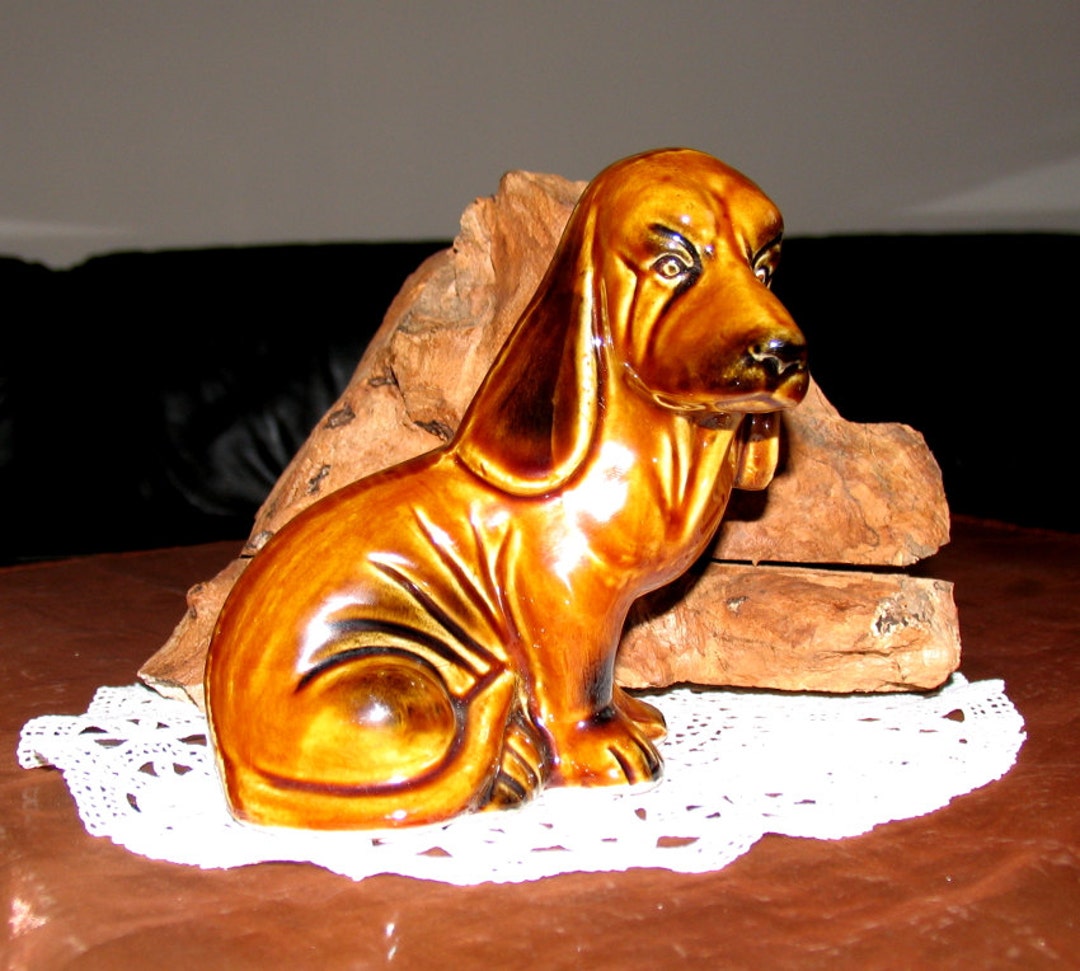 Vintage Porcelain Dog Dachshund Antique Collectible Porcelain Figurine ...