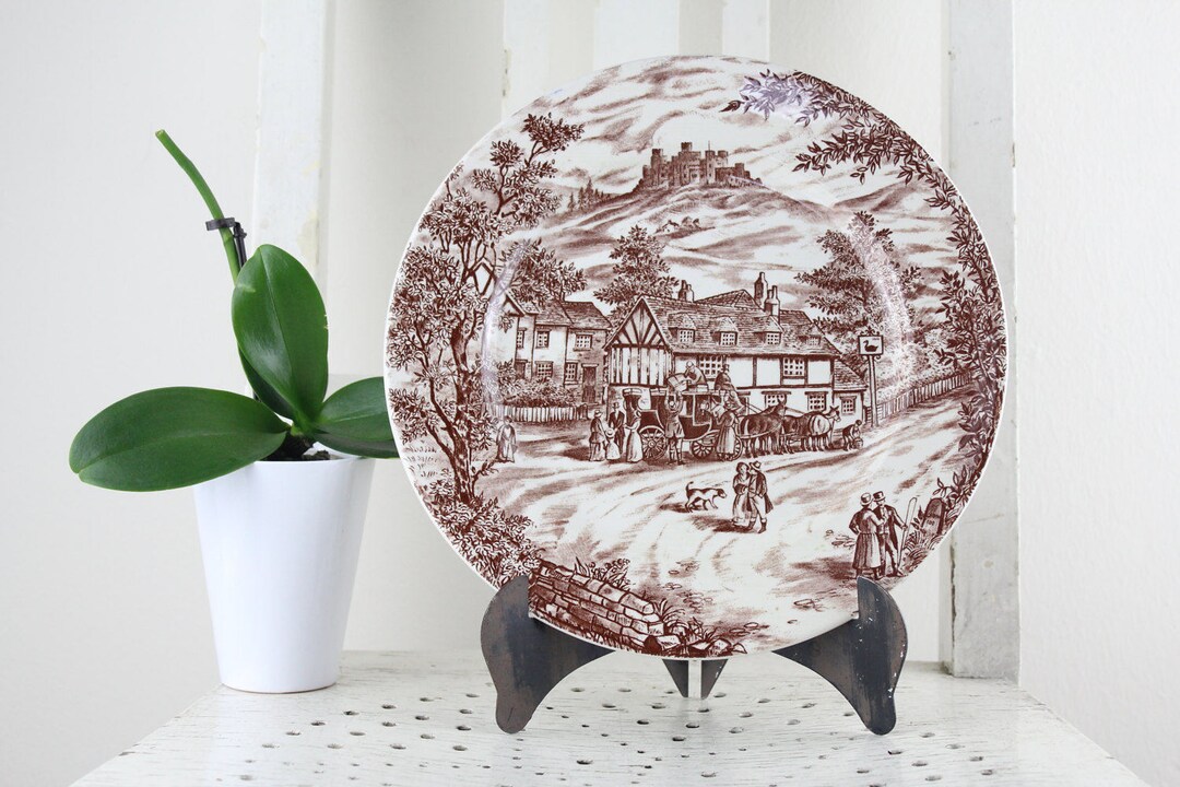 J Broadhurst & Sons Since 1847 Porcelain Plate "village", Made in ...