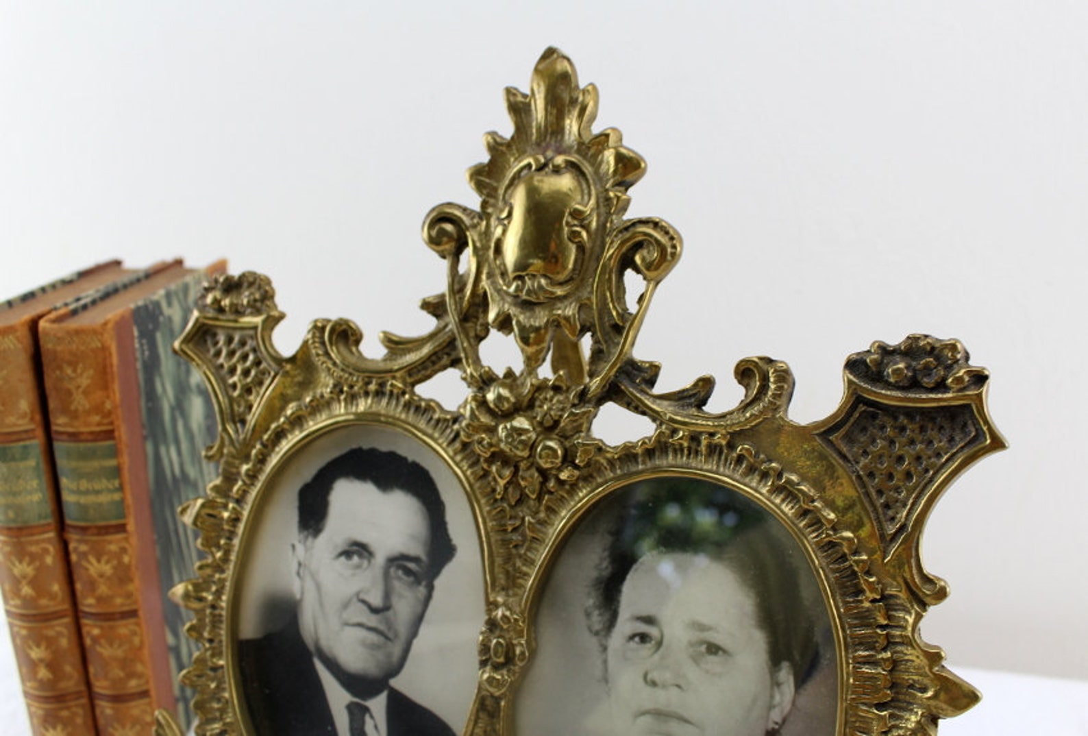 Vintage. Antique Brass Picture Frame Handmade 30s Brass | Etsy