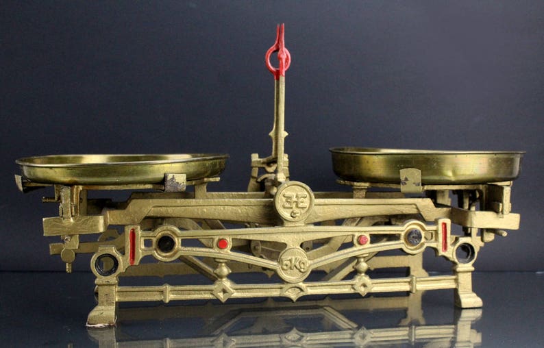 Vintage Art Deco Kitchen Scale – Antique Scale 1920s Yugoslavia – Retro ...